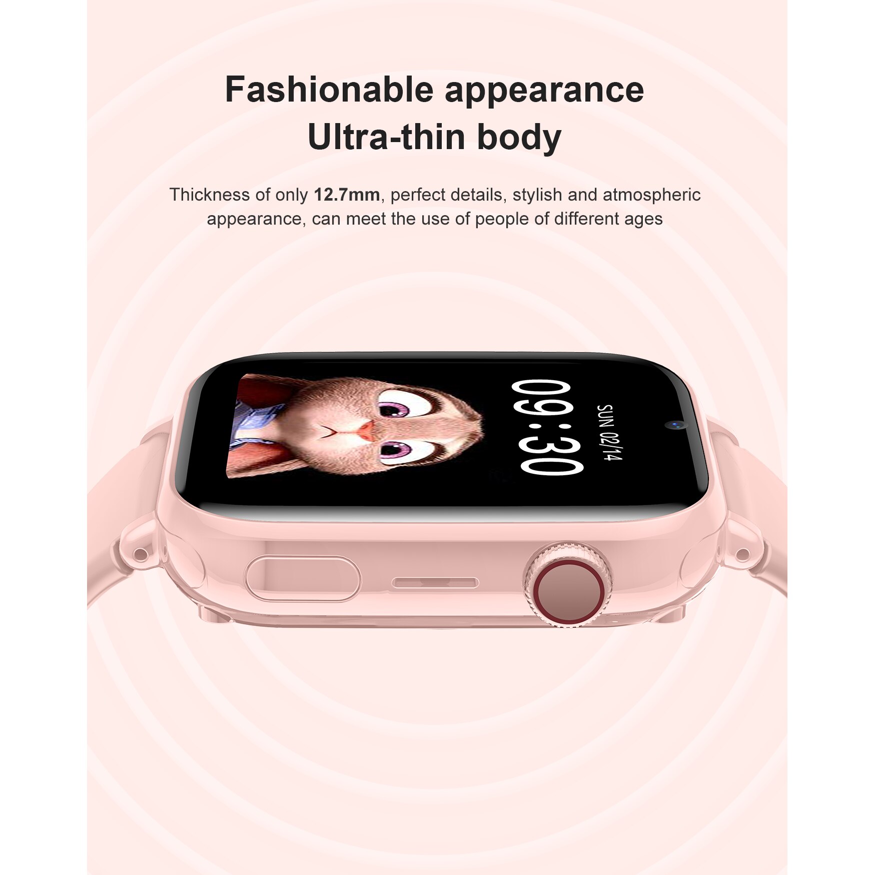 Ceas smartwatch copii GPS 4G, Merkie® LT38, cu localizare GPS, buton ...