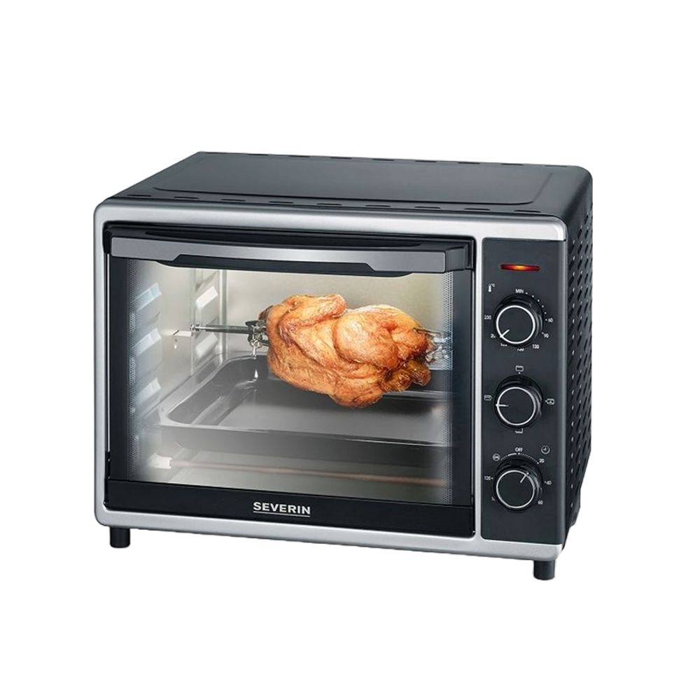 Cuptor electric cu convectie Severin, capacitate 30 l, timer, accesoriu ...