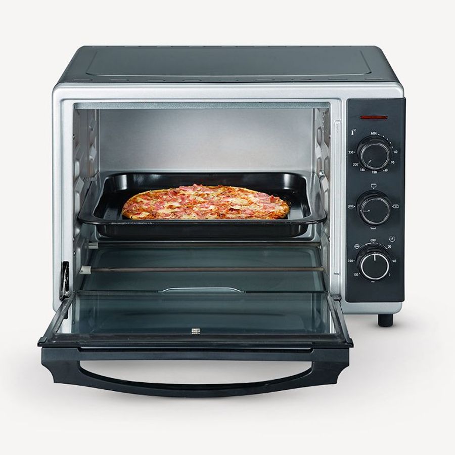 Cuptor electric cu convectie Severin, capacitate 30 l, timer, accesoriu ...