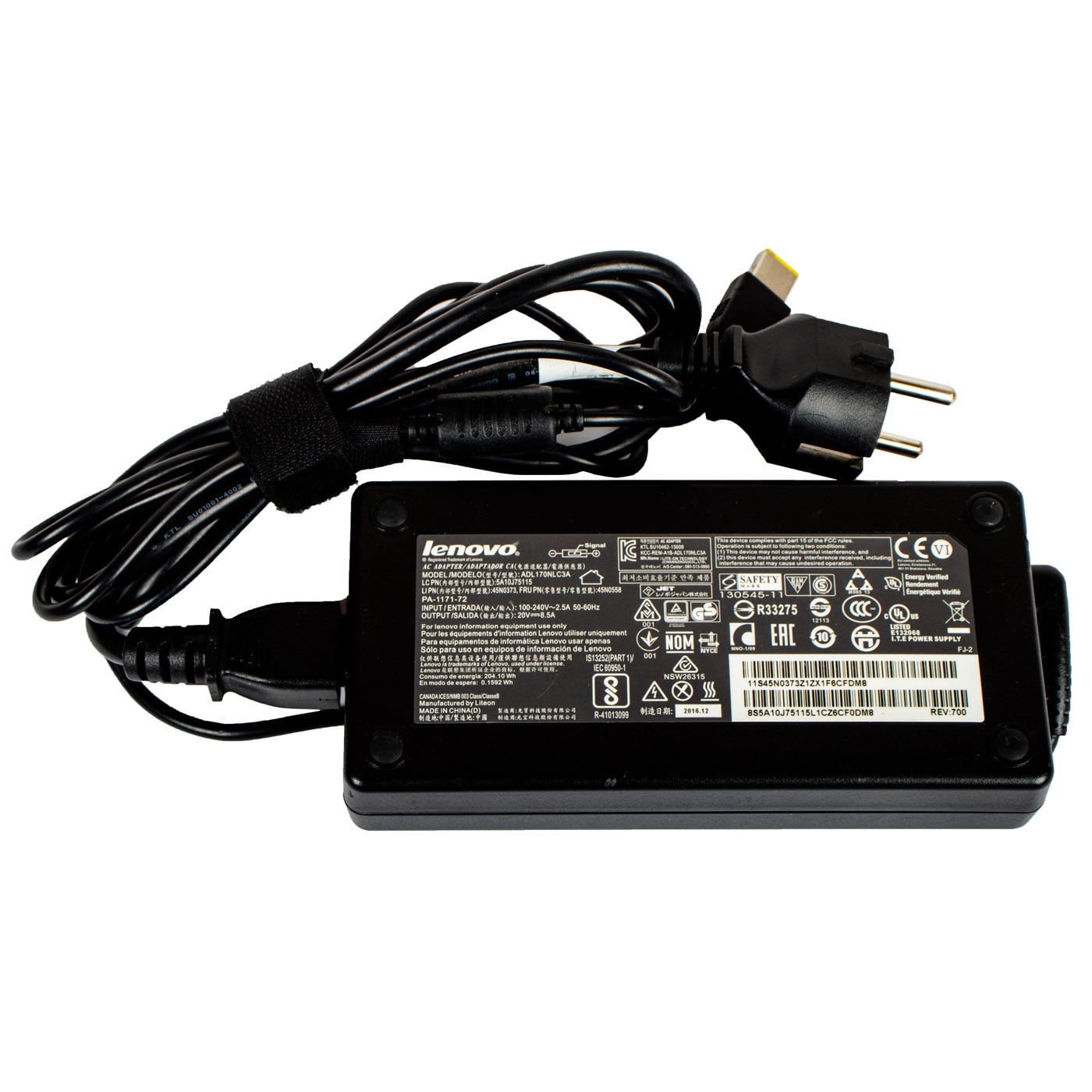 Incarcator laptop, Lenovo, ThinkPad, 170W, 20V, Original, Negru - eMAG.ro