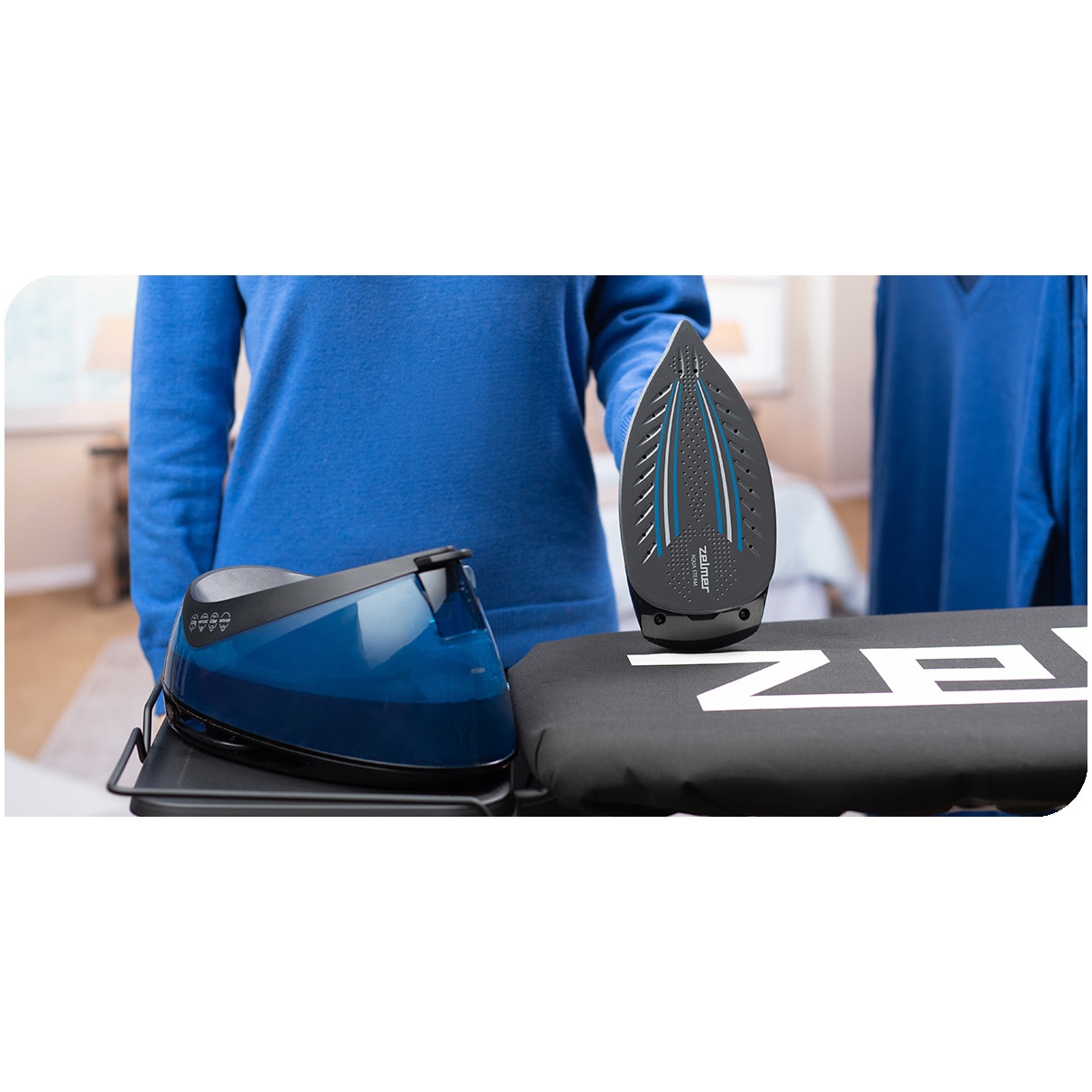 Statie de calcat Zelmer Aqua Steam ZIS5400, putere 2400W, presiune 6 ...