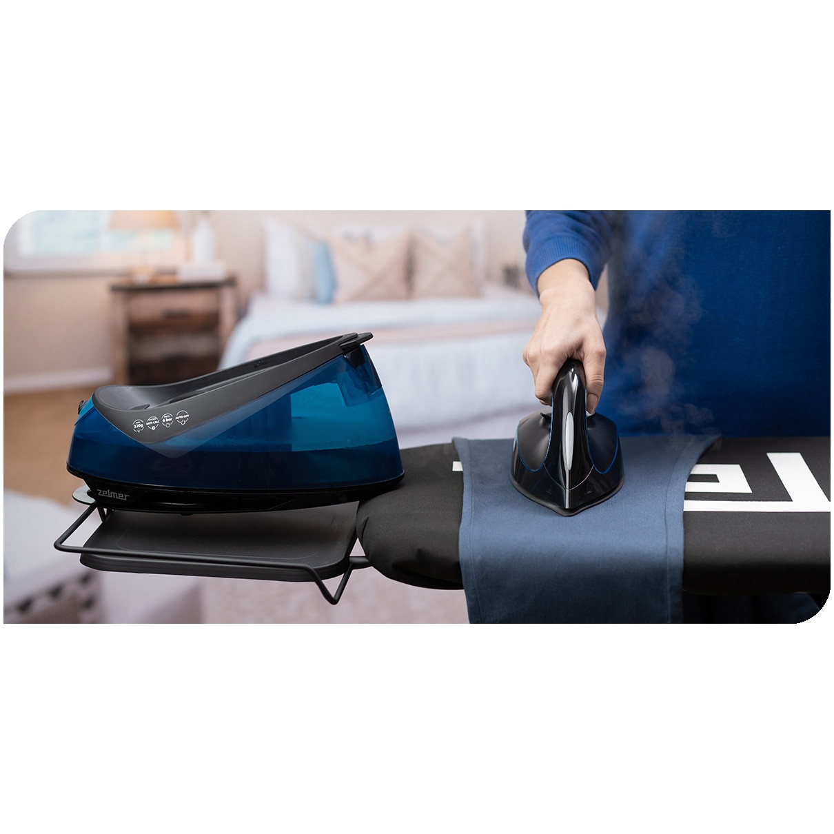 Statie de calcat Zelmer Aqua Steam ZIS5400, putere 2400W, presiune 6 ...