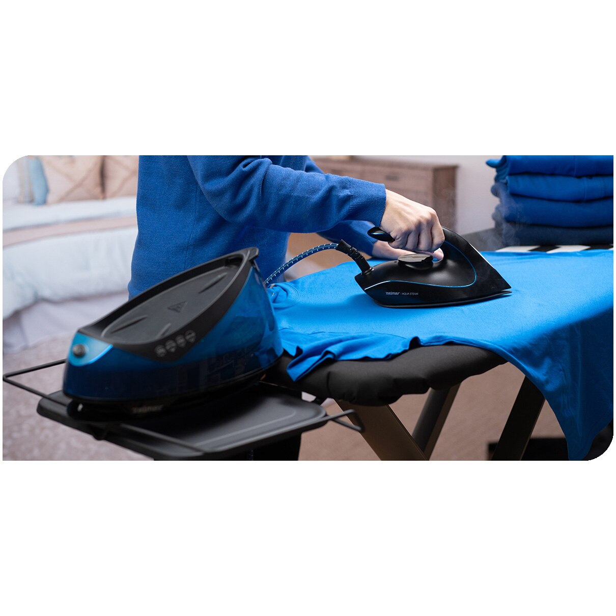 Statie de calcat Zelmer Aqua Steam ZIS5400, putere 2400W, presiune 6 ...