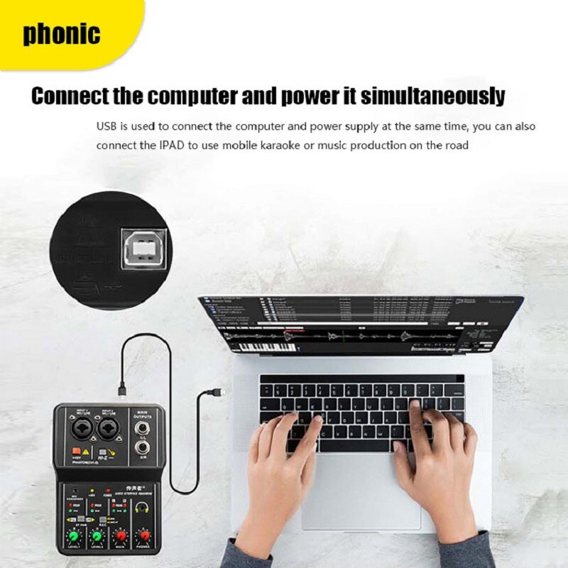 Mixer profesional, multifunctional, portabil, USB, Bluetooth ...