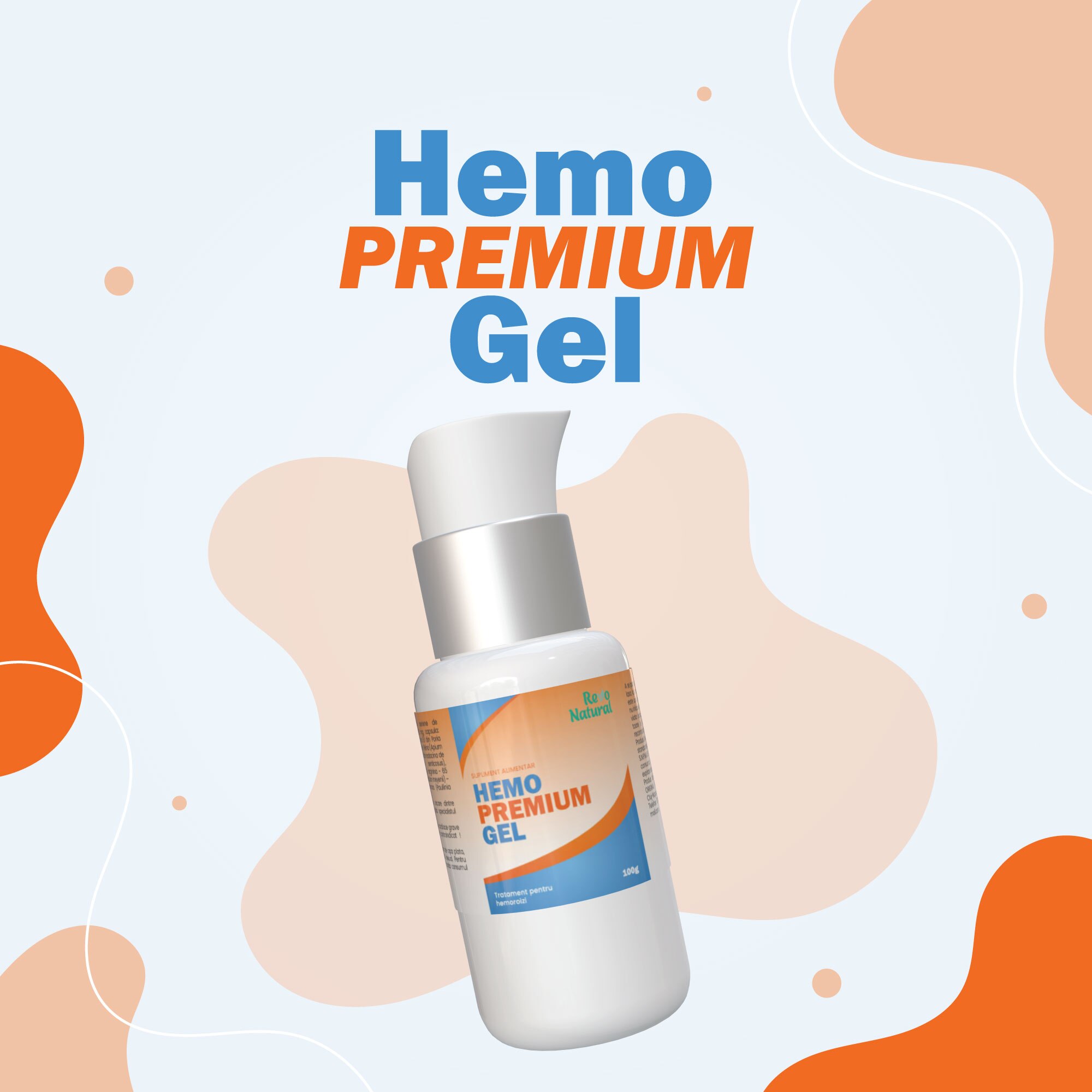 Gél aranyérre, Hemo Premium Gel 100 gr, Étrend-kiegészítő, Revo Natural ...