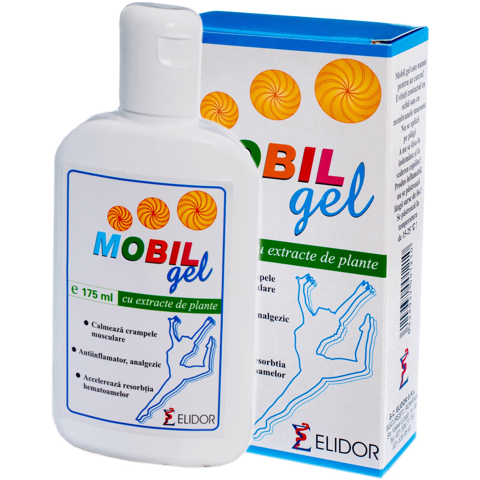 Gel Mobil cu rol antiinflamator, analgezic, tonic venos, contra ...