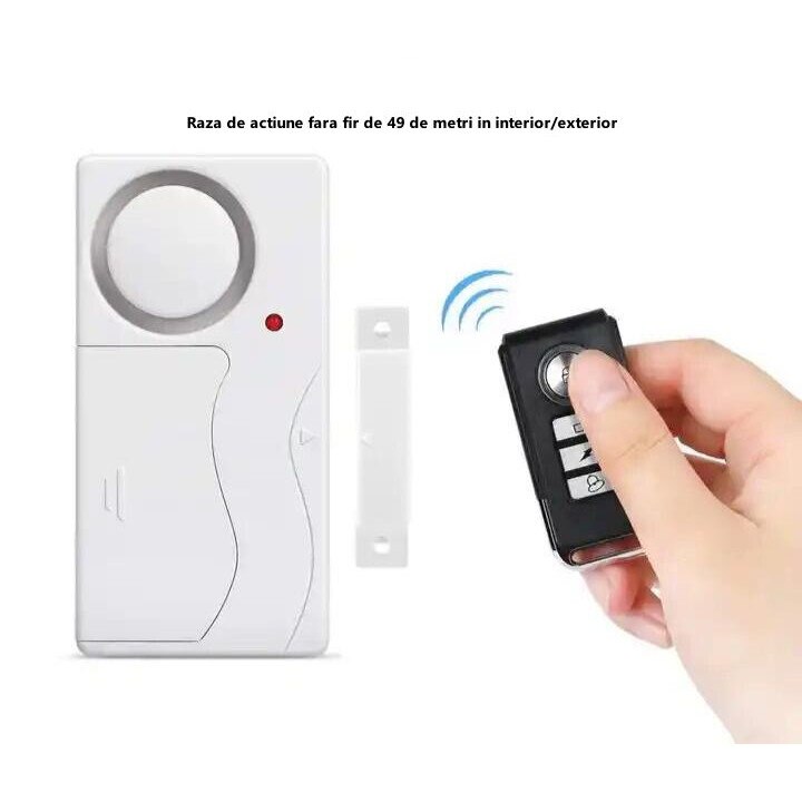 Alarma anti furt pentru usi, ferestre, spatii comerciale, 105 db ...