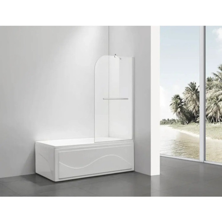 Paravan Cada Belform Cu Portprosop, Sticla Securizata 6 Mm, Profil Crom ...