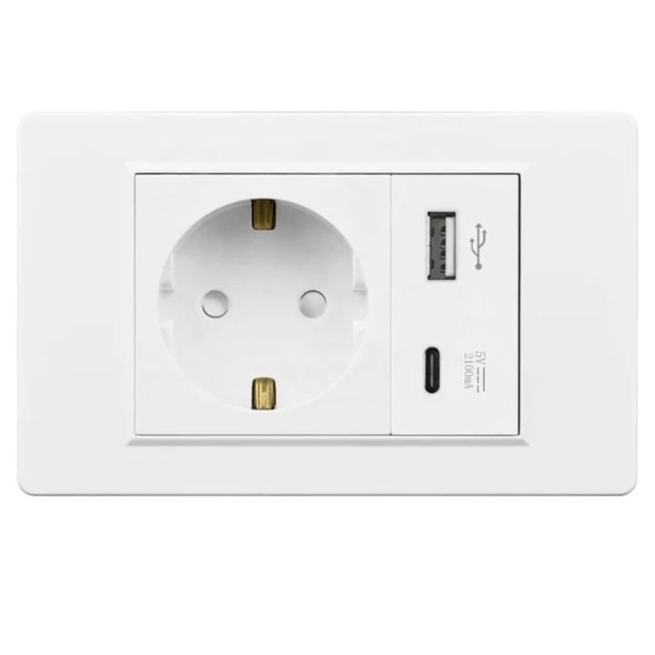 Priza Multifunctionala Cu Porturi USB si Type-C, Cu Eficienta ...