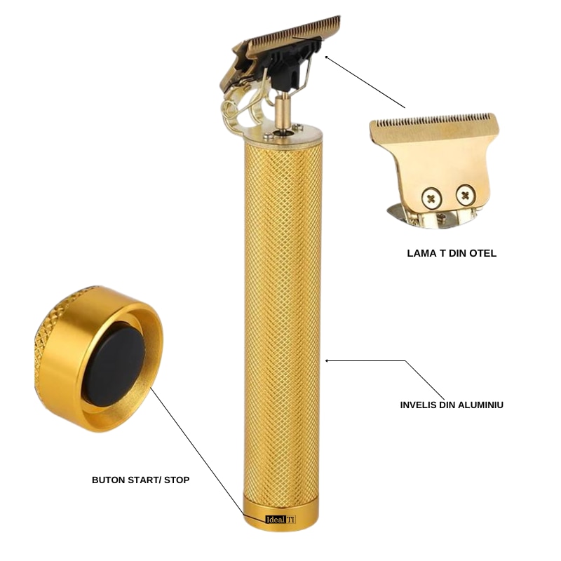 Masina De Tuns Professionala, Trimmer Contur Barba, Electric, Icarcare ...