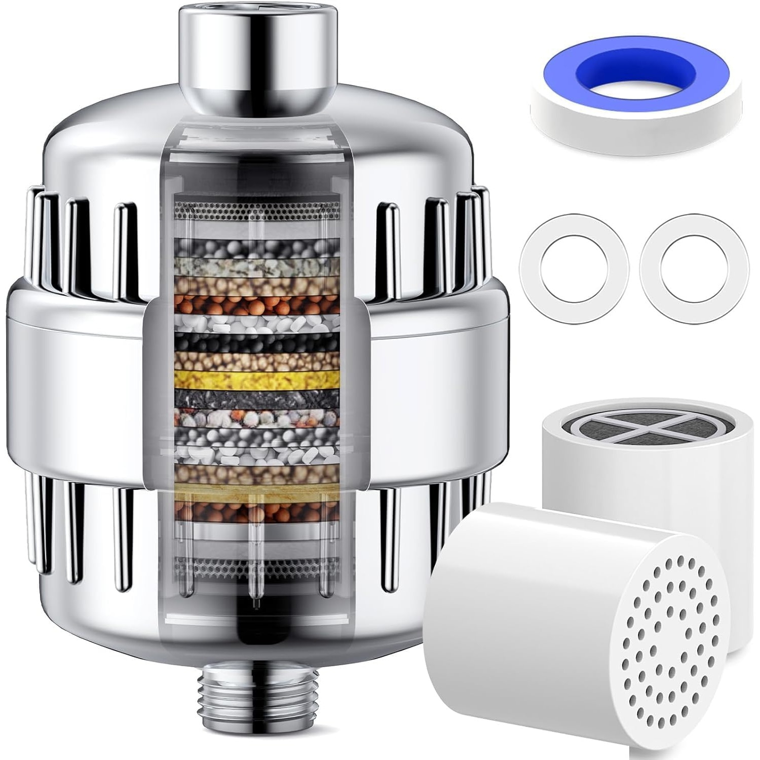 Filtru de apa premium NextWave® pentru para de dus cu 20 stagii de ...