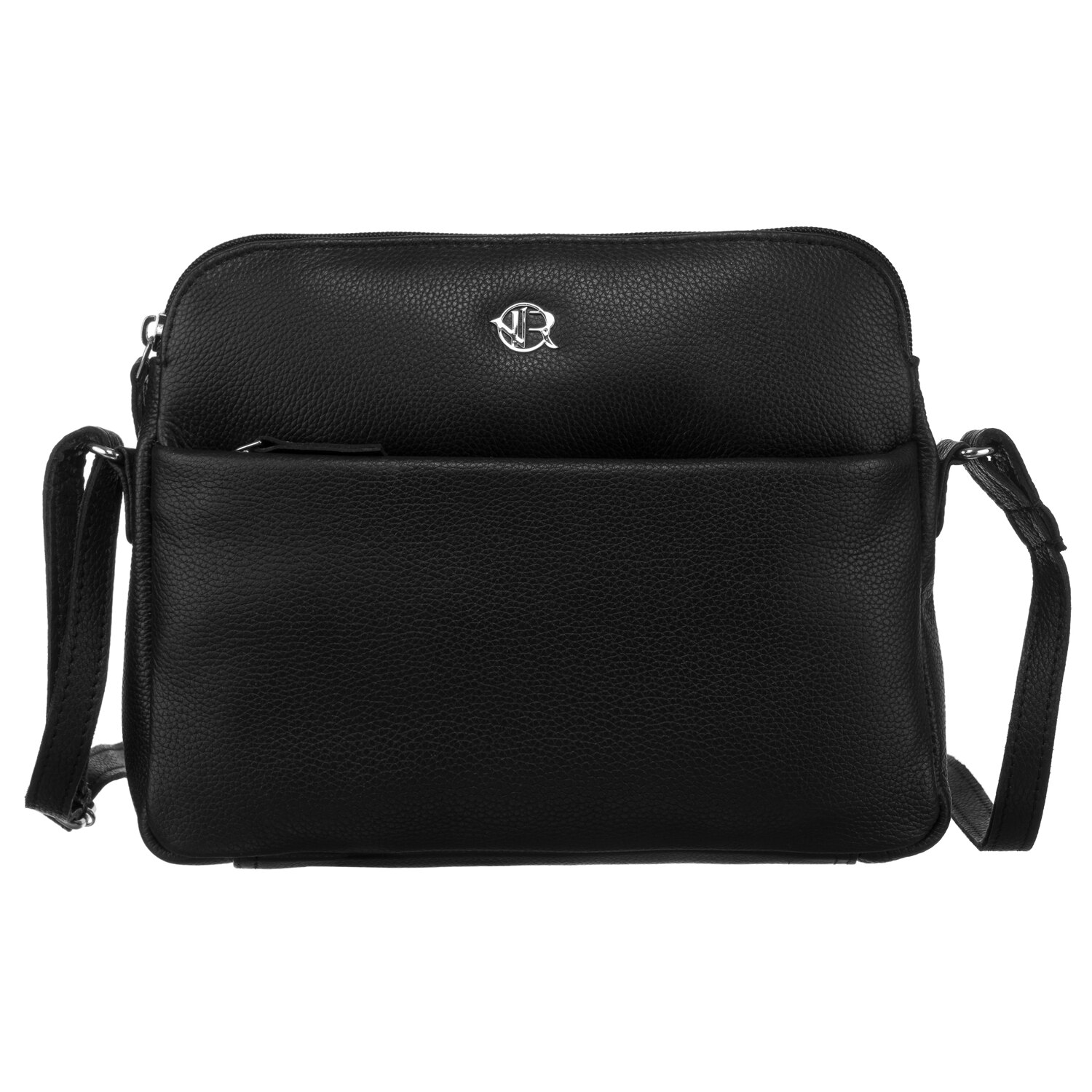 Geanta de dama din piele naturala, negru, Rovicky r-yp-20626-fts, 19 x ...