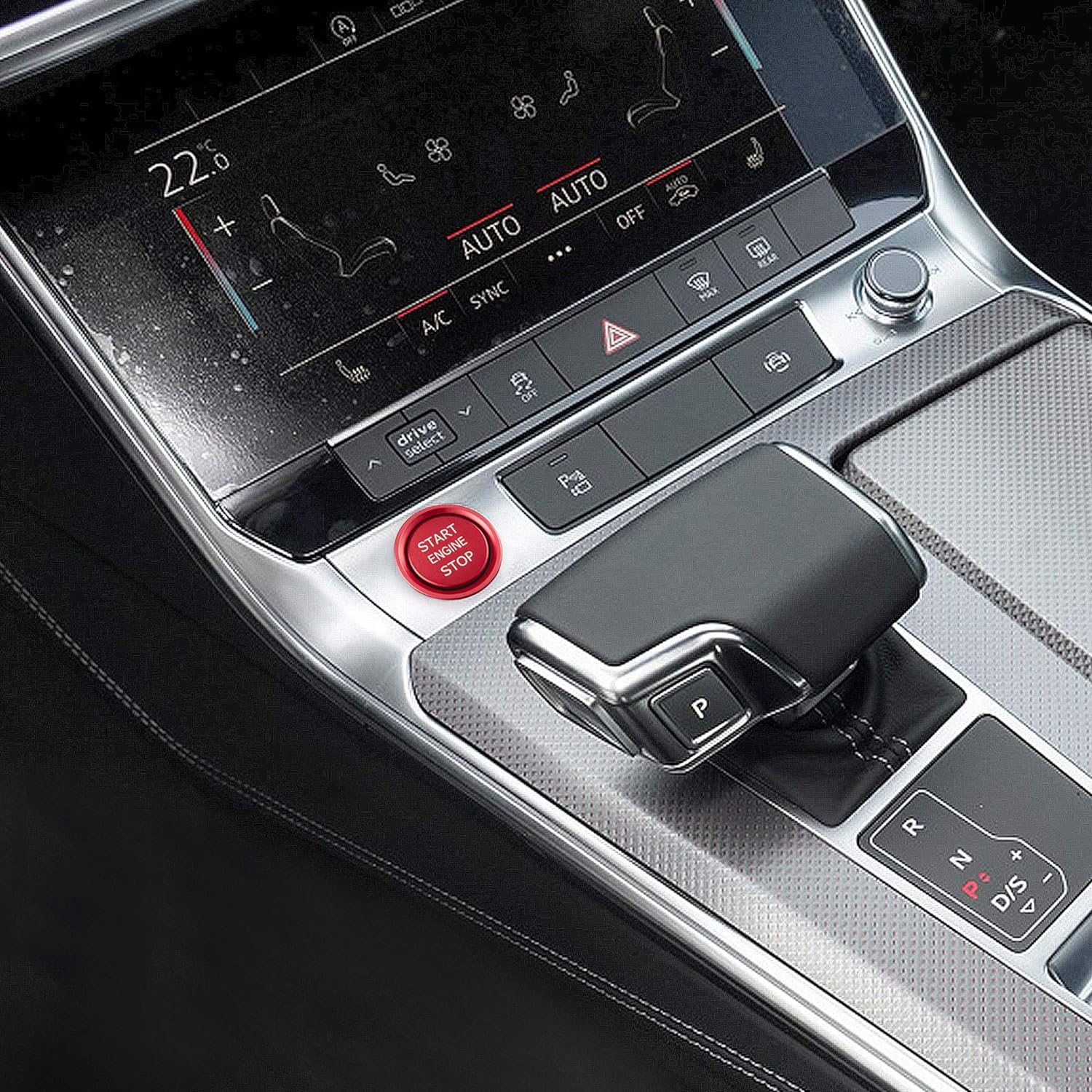 Buton Pornire Capac Start Stop Compatibil AUDI A3 A4 A5 A7 A8 Q3 Q5 Q7 ...