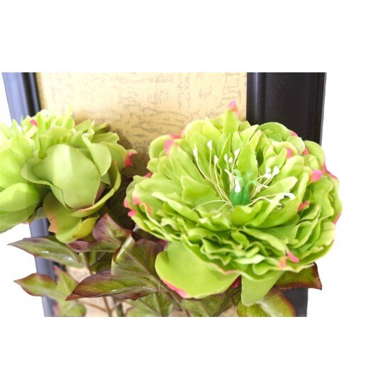 Flori artificiale decorative cu panou tip tablou, 45 x 20 cm - eMAG.ro