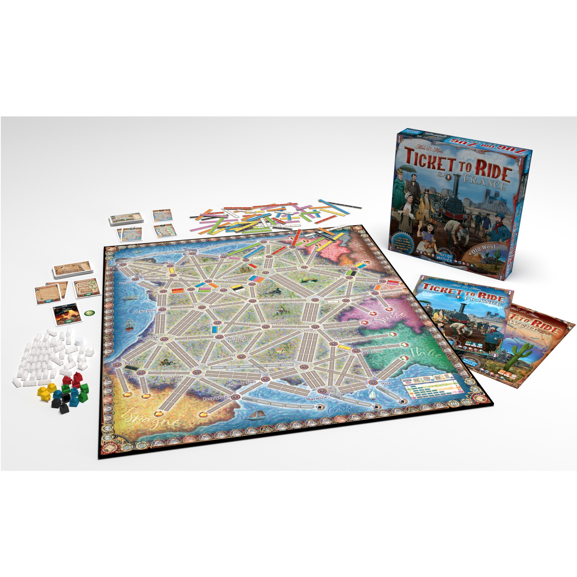 Extensie Asmodee - Ticket to Ride, Map Collection, France & Old West ...