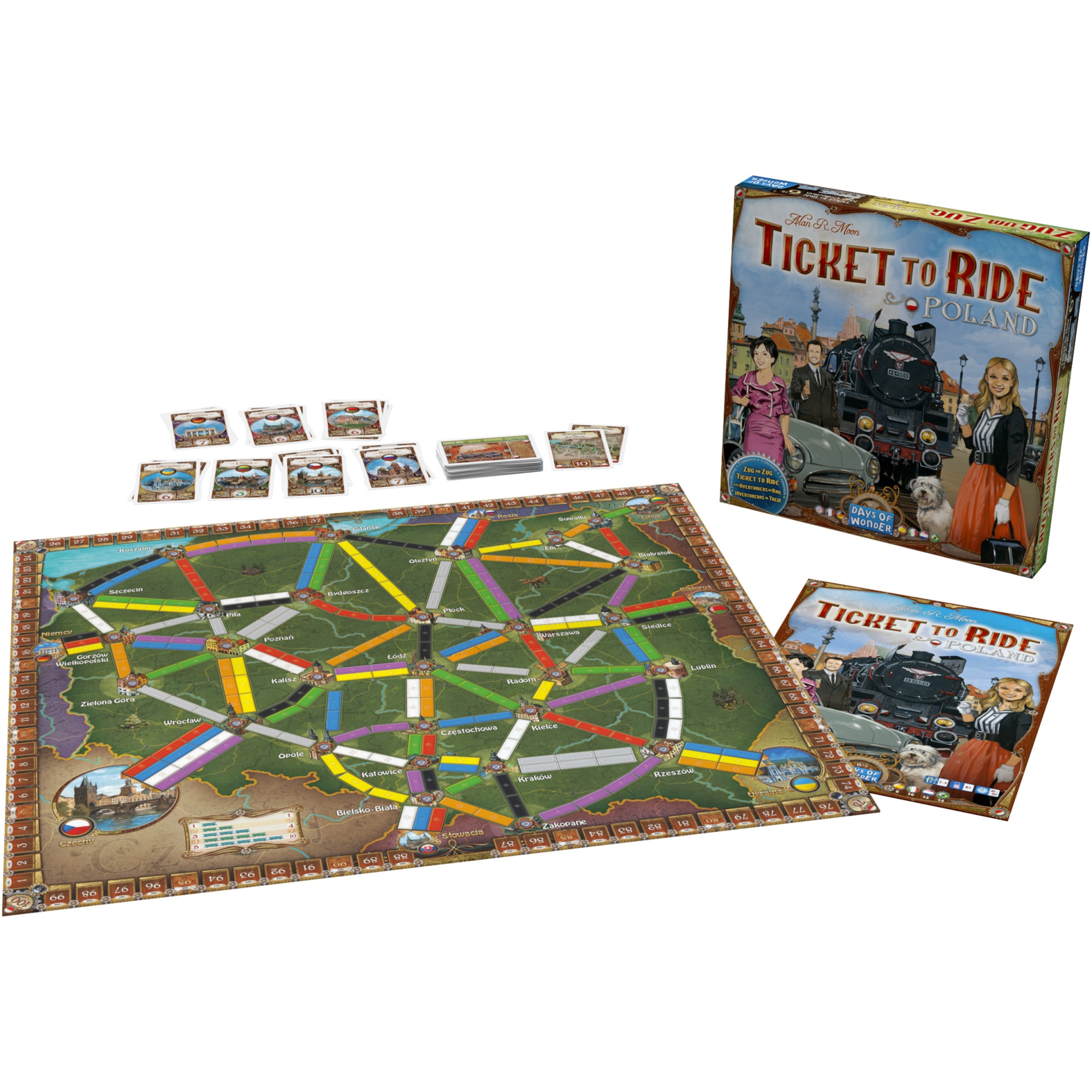 Extensie Asmodee - Ticket to Ride, Map Collection, Poland, lb. engleza ...