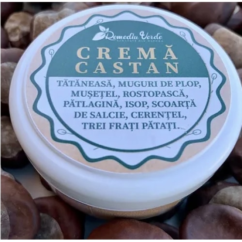 Crema de corp Castan 10 plante, Hemoroizi, Varice, Afectiuni ale pielii ...