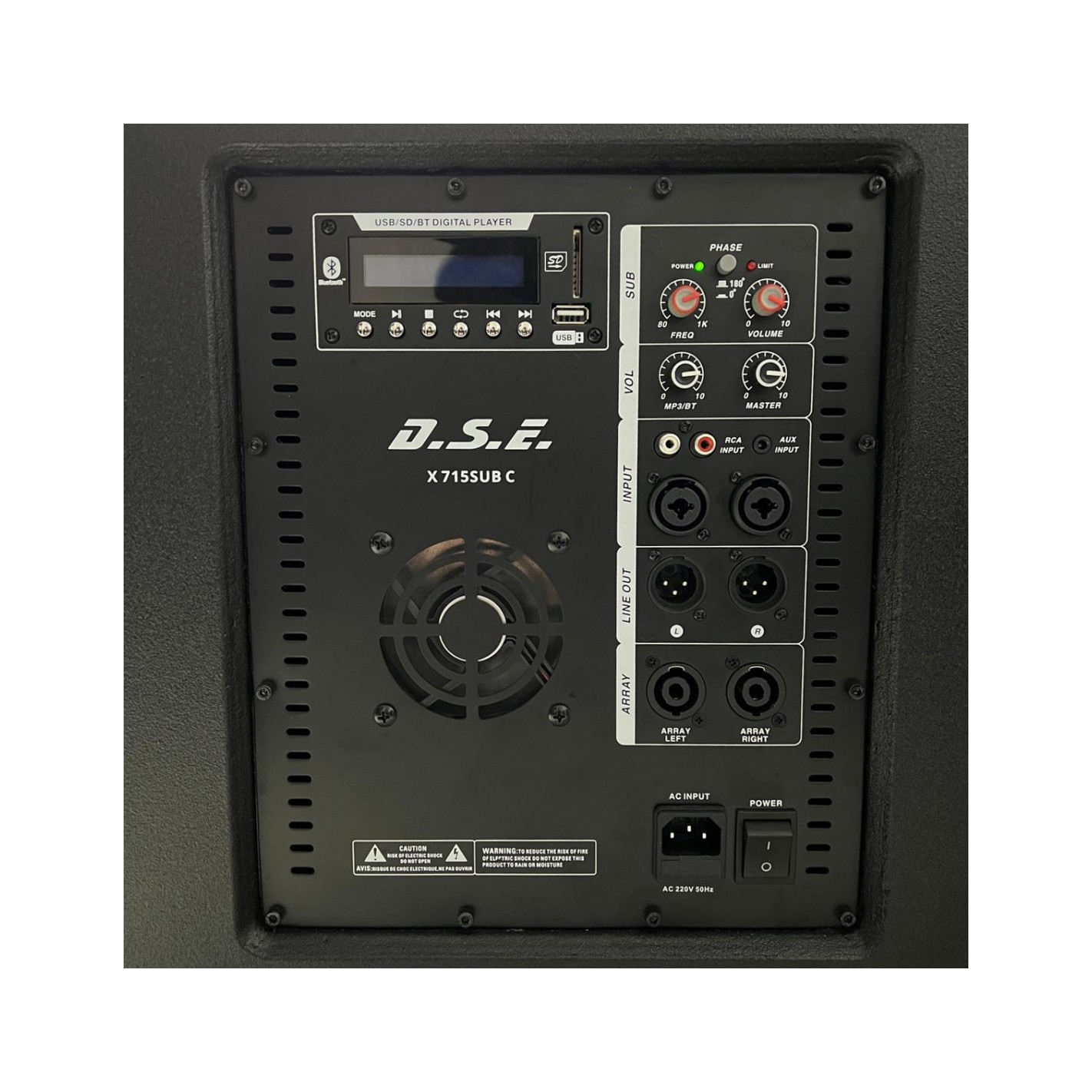 Subwoofer activ DSE X715SUB C 15" - eMAG.ro