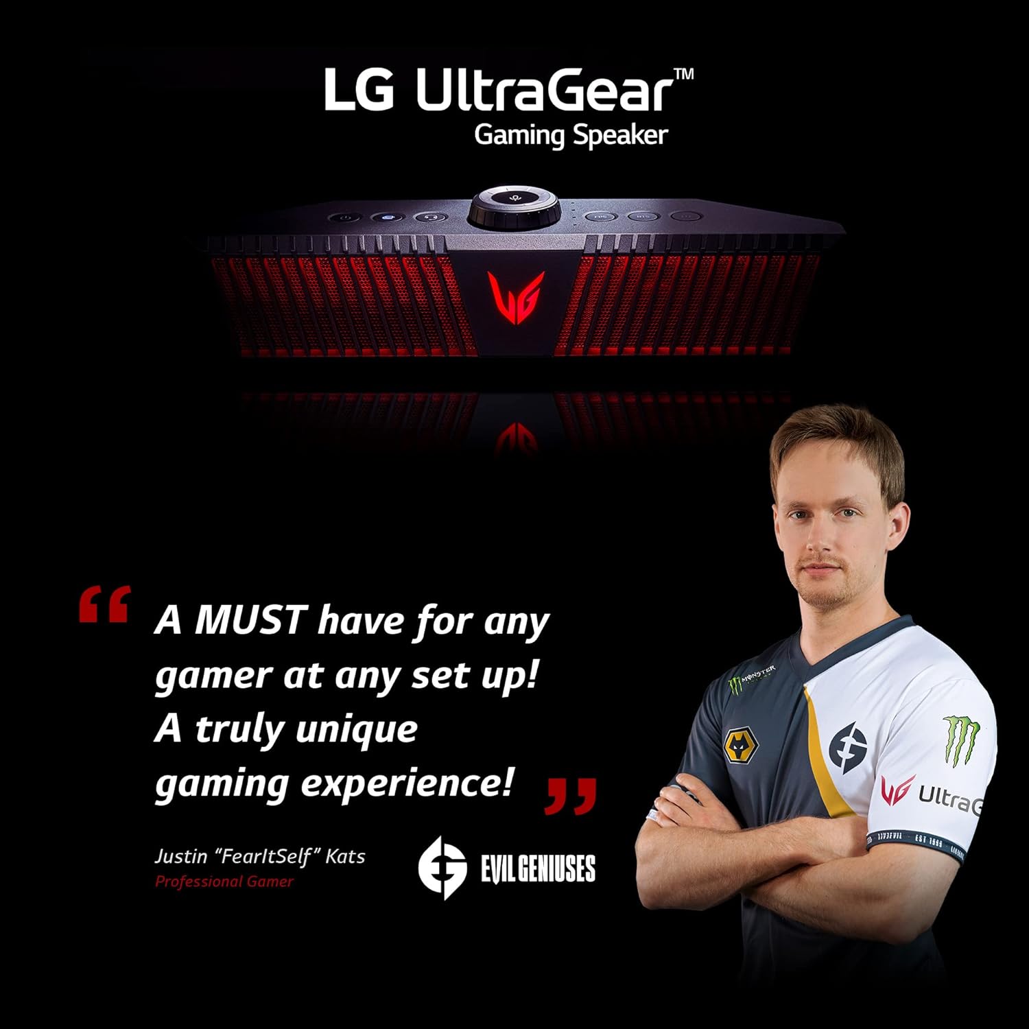 Boxa portabila gaming LG Ultragear GP9, Hi-Fi Quad DAC, microphone ...