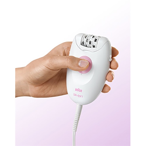 Epilator Braun Silk-Epil 1-010, Soft Lift, 20 pensete, Roz - eMAG.ro