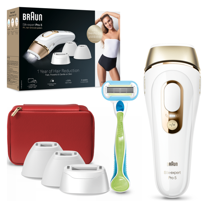 Epilator IPL Braun Silk-expert PRO 5 PL5382 Senzor automat & continuu ...