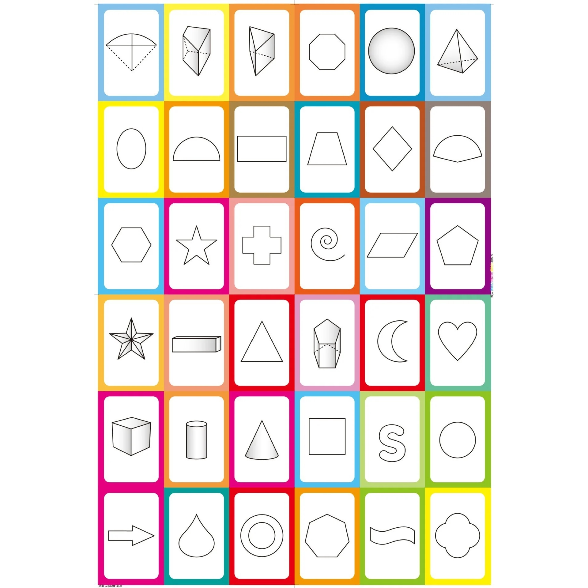 Set 36 de carduri cu 72 de imagini educative KERNOWSUN pentru invatarea ...