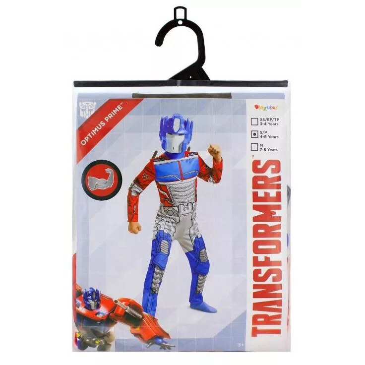 Costum Transformers Optimus Commander, Amscan, 4-6 ani, Multicolor ...