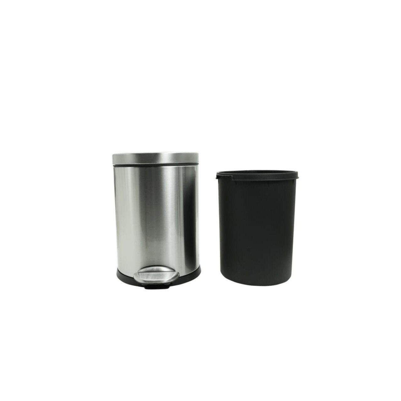 Cos de gunoi inox cu pedala, 5 L - eMAG.ro