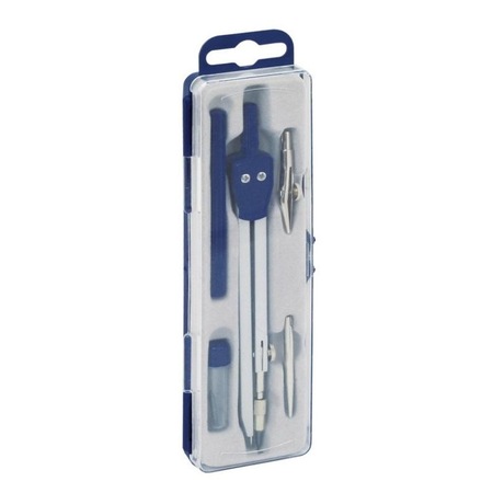 Compas geometrie, Grand, GR-C105B/S20005B, Metalic, Argintiu - eMAG.ro