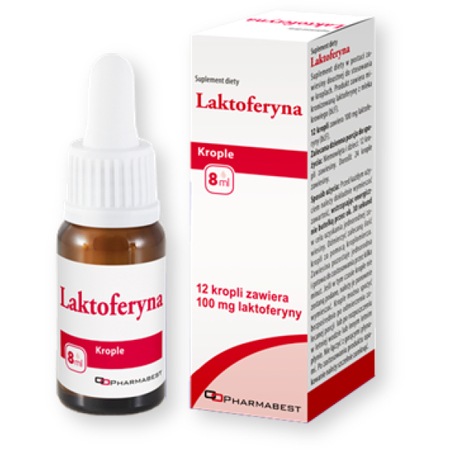 Supliment alimentar Lactoferina, Pharmabest, Picaturi orale, 8ml - eMAG.ro