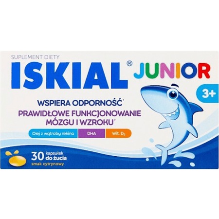 Supliment alimentar copii Iskial Junior, USP Zdrowie, 3ani+, 30 Capsule ...