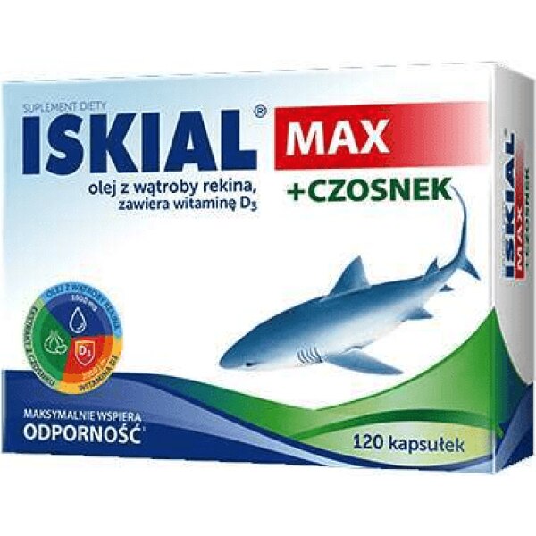 Supliment alimentar Iskial Max Usturoi, USP Zdrowie, 120 Capsule - eMAG.ro