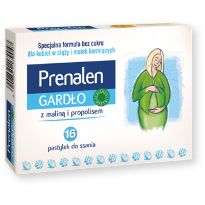 Supliment alimentar Polski Lek Prenalen Gardlo, cu zmeura si propolis ...
