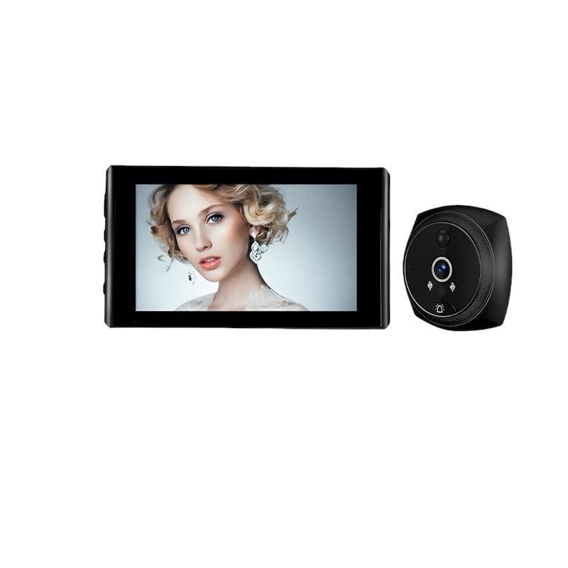 Vizor electronic pentru usi, mod vedere nocturna in infrarosu, sonerie ...