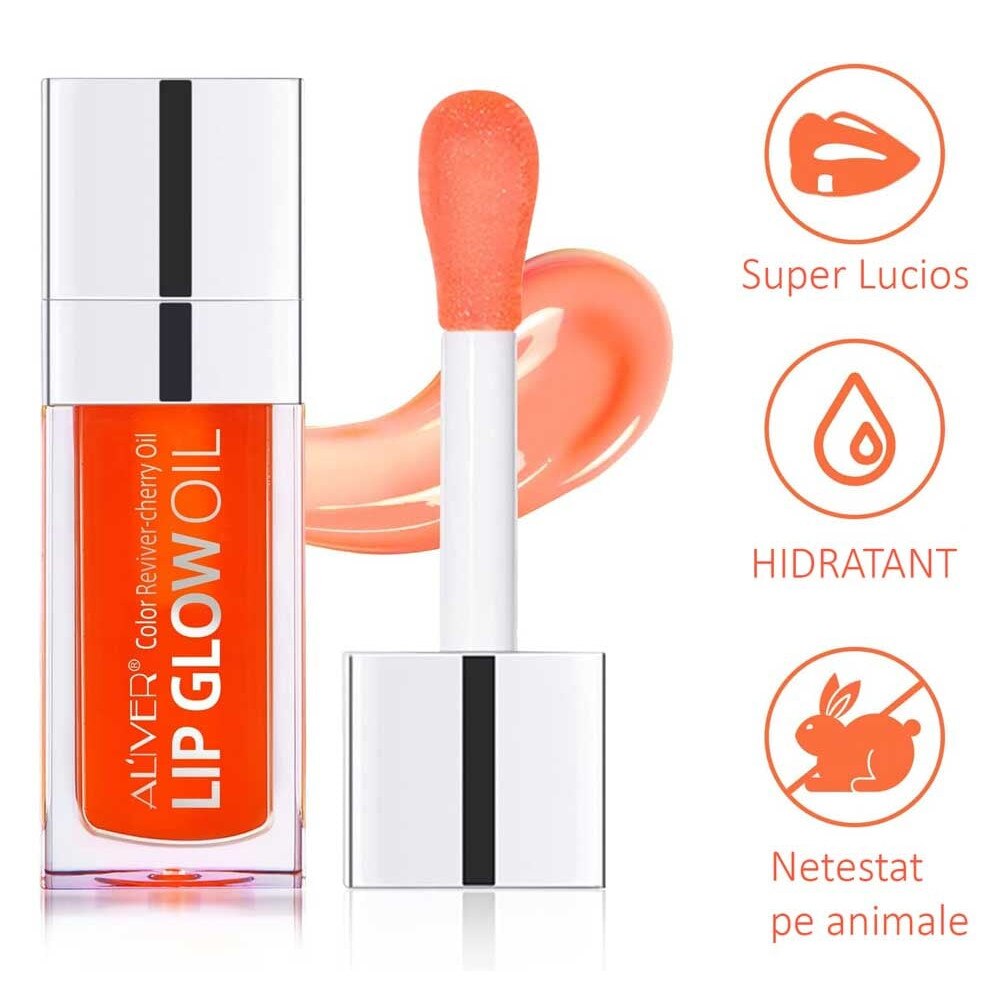 Ulei cu Efect de Marire a Buzelor infuzat cu Ulei de Cirese, Aliver ...