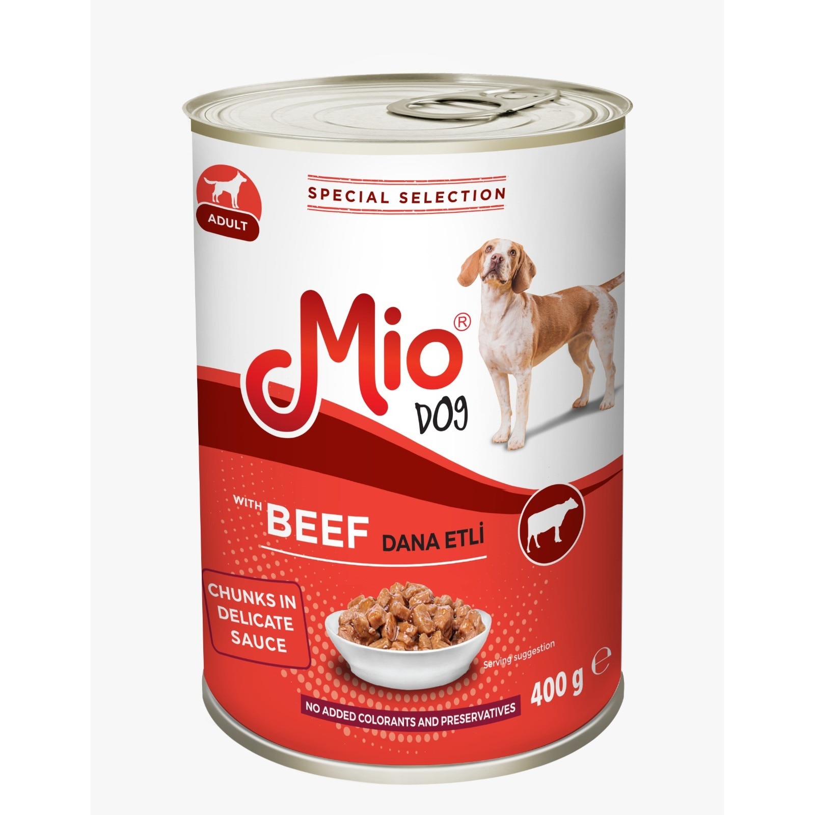 Mancare umeda pentru caini adulti, Mio Dog, Premium, Completa, cu ...