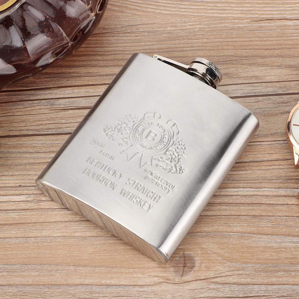 Plosca whisky din inox, 9x2x12 cm - eMAG.ro