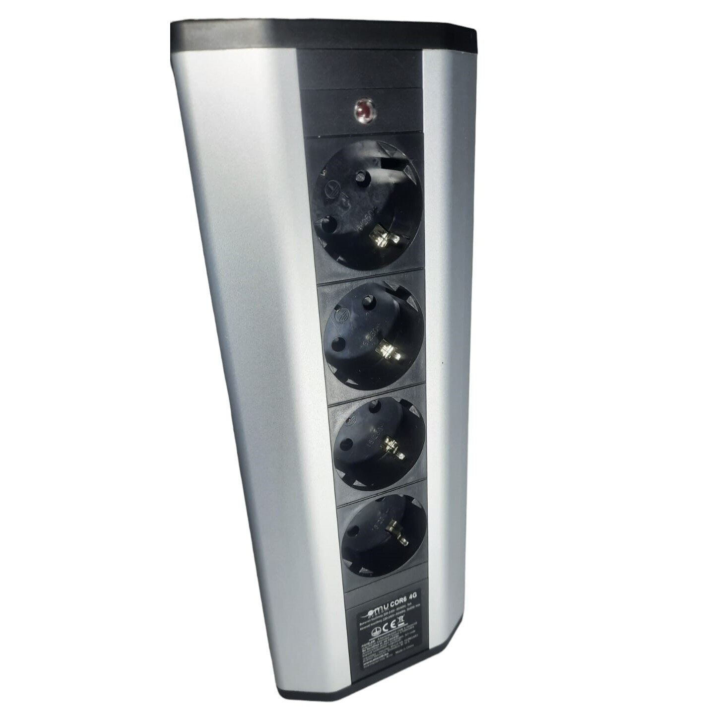 Prelungitor grup 4 prize schuko pentru colt montaj pe blat sau birou ...