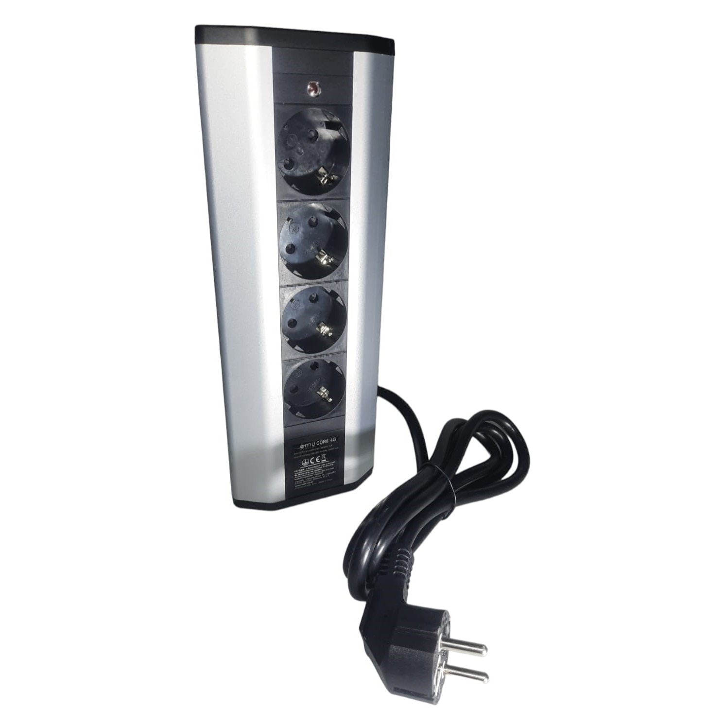 Prelungitor grup 4 prize schuko pentru colt montaj pe blat sau birou ...