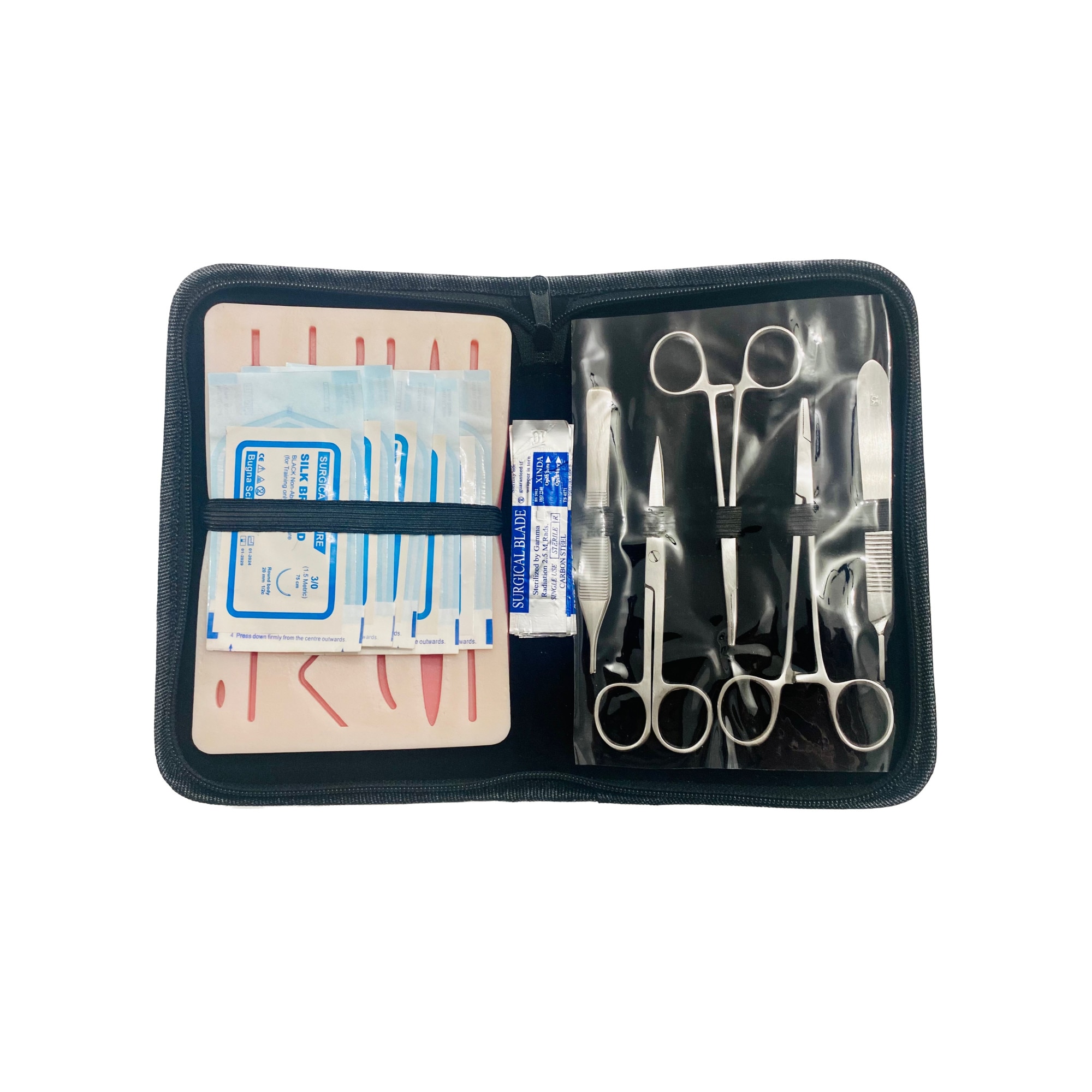 Kit profesional pentru practicarea suturilor chirurgicale cu 5 ...