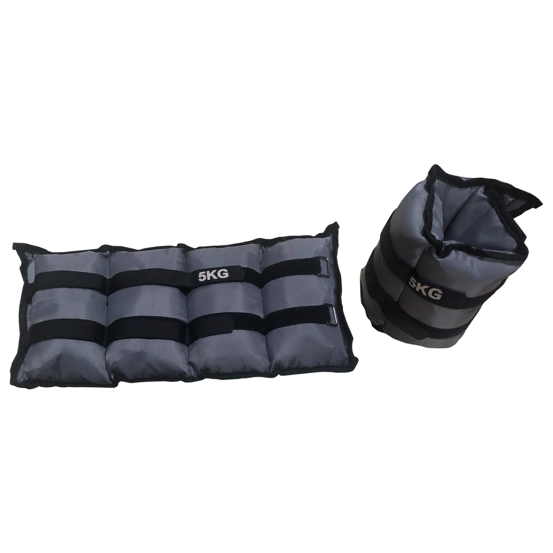 Set greutati glezne, Rebecca Mobili, Nylon, 2x5kg, Gri - eMAG.ro