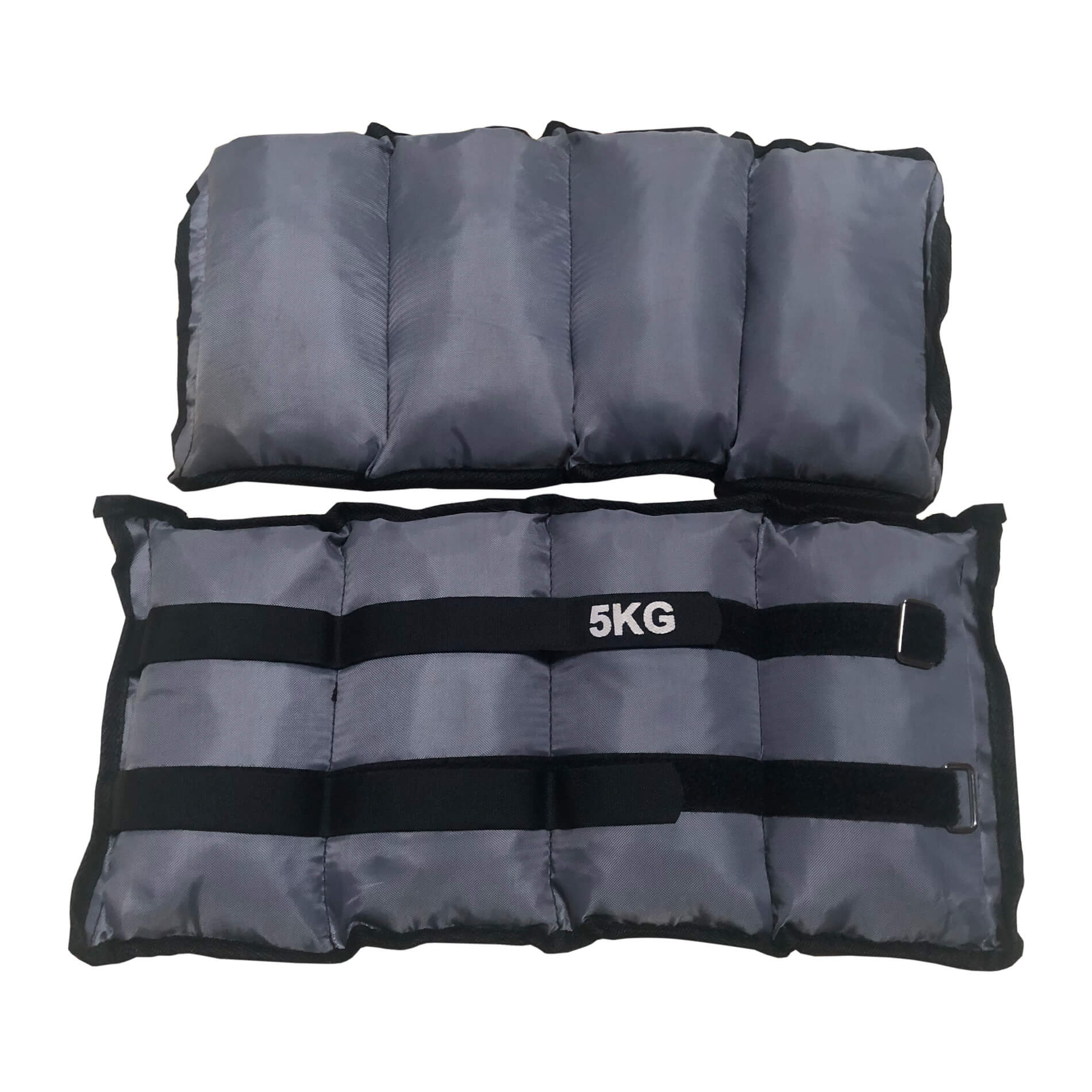 Set greutati glezne, Rebecca Mobili, Nylon, 2x5kg, Gri - eMAG.ro