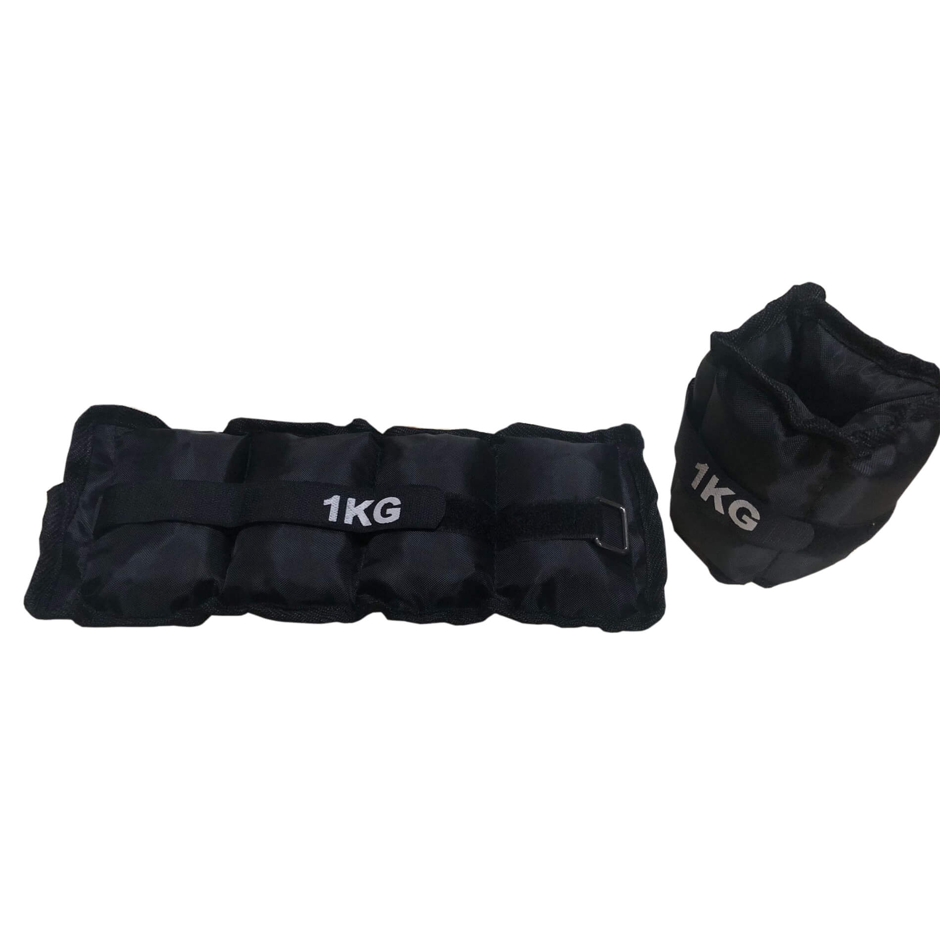 Set 2 greutati glezne, Rebecca Mobili, Nylon, 2x1kg, Negru - eMAG.ro