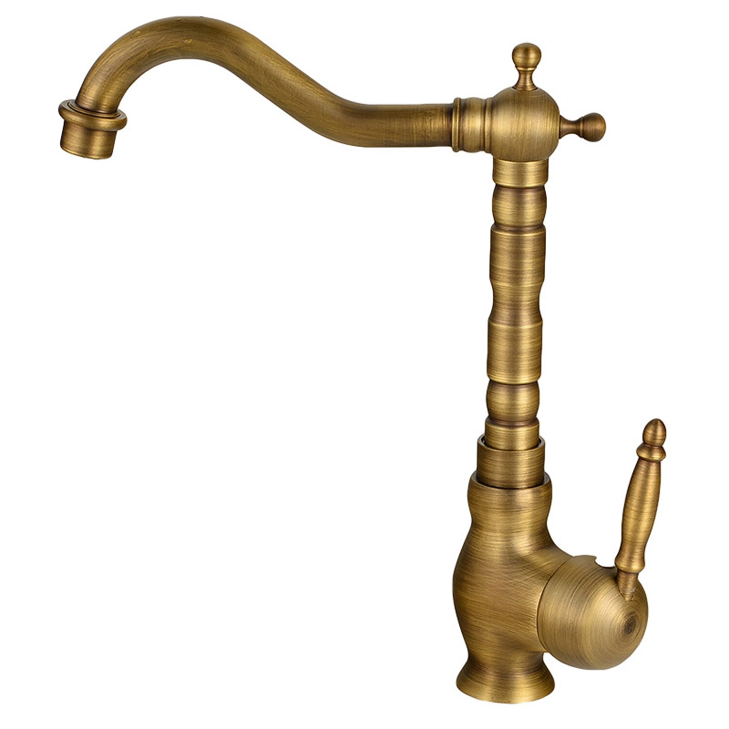 Baterie pentru chiuveta, bronz antichizat, Auriu - eMAG.ro