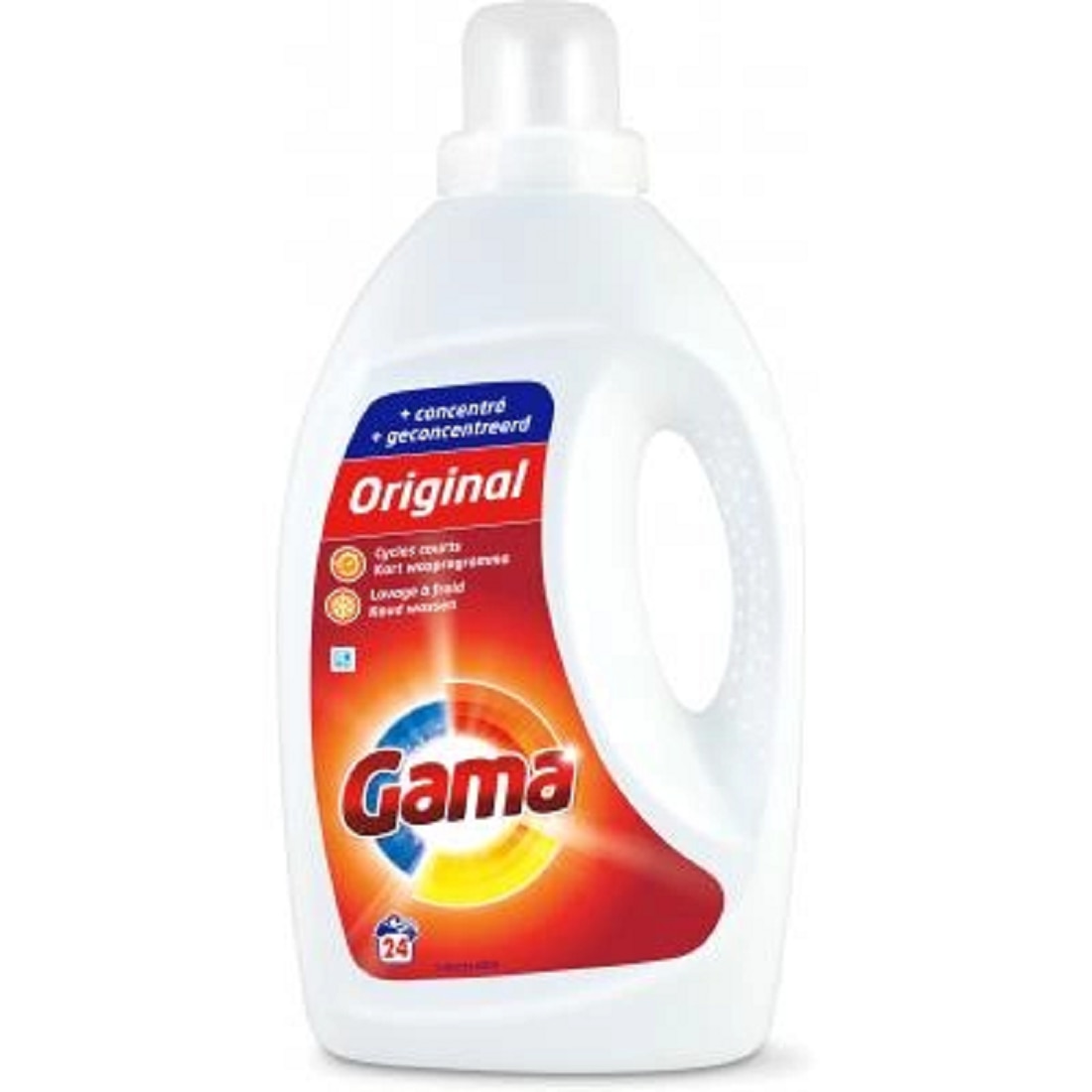 Detergent lichid Gama 3in1 original 1.2l 24 spalari - eMAG.ro