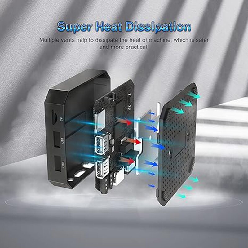 Android 11.0 TV Box OS, Quad Core RAM 1GB, 8GB ROM, PC Tv Box X96 Mini ...