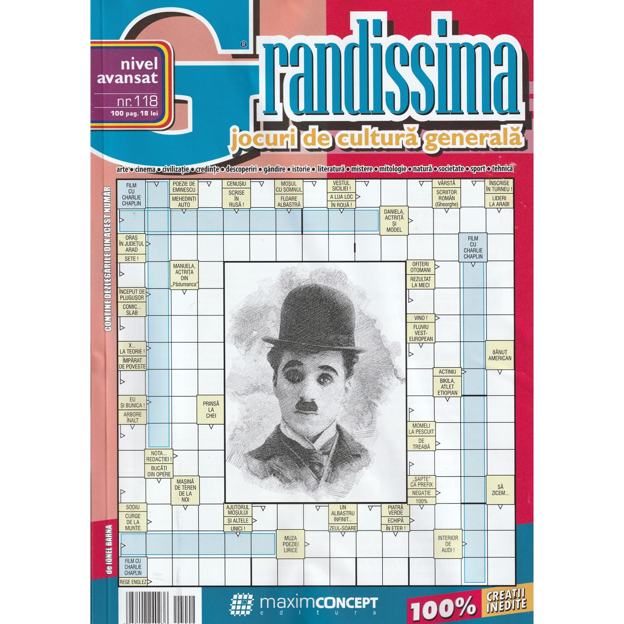 Integrame Grandissima numarul 118 - nivel avansat, editura Maxim - eMAG.ro