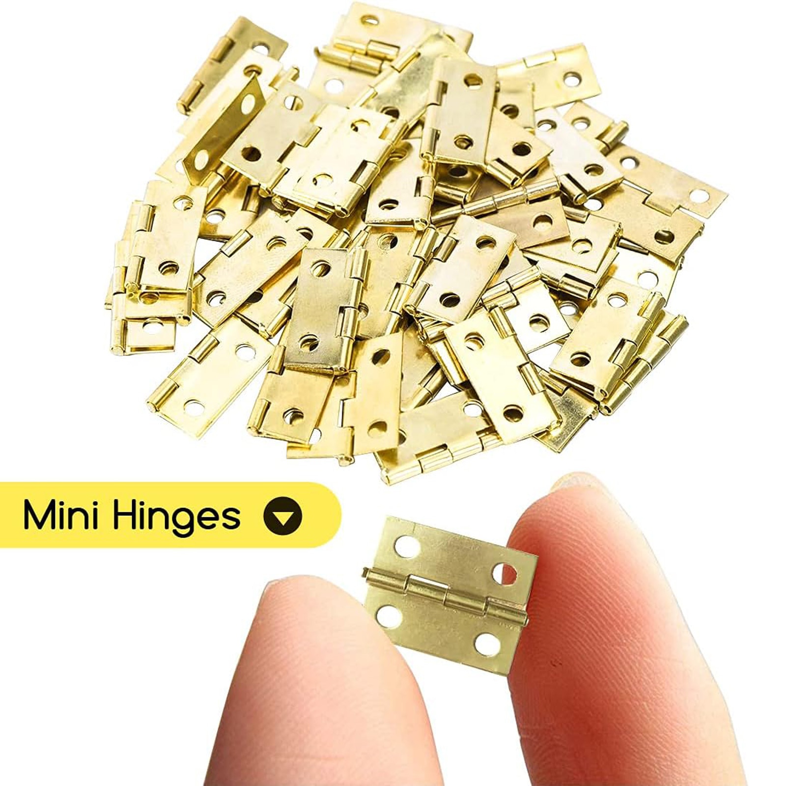 Set 50 mini balamale, Axroad Mall, Cu 200 suruburi, Rezistent la rugina ...