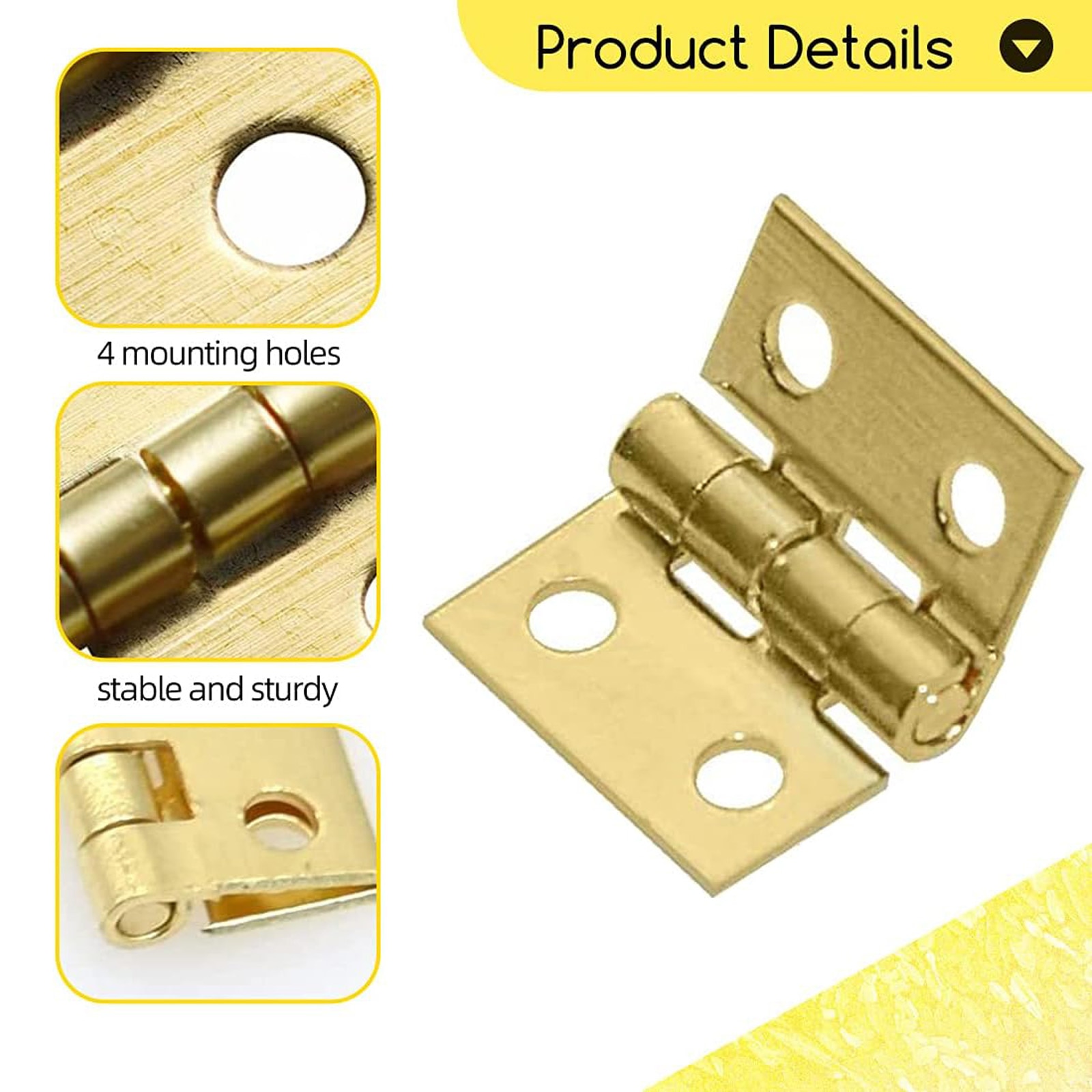 Set 50 mini balamale, Axroad Mall, Cu 200 suruburi, Rezistent la rugina ...