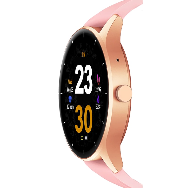 Ceas Smartwatch BEYOND Watch Moon 2 Series, Silicon Roz - eMAG.ro